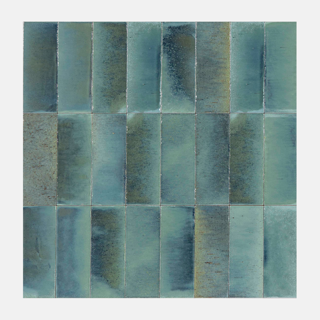 Verona Gloss Blue Subway Tile 50X150